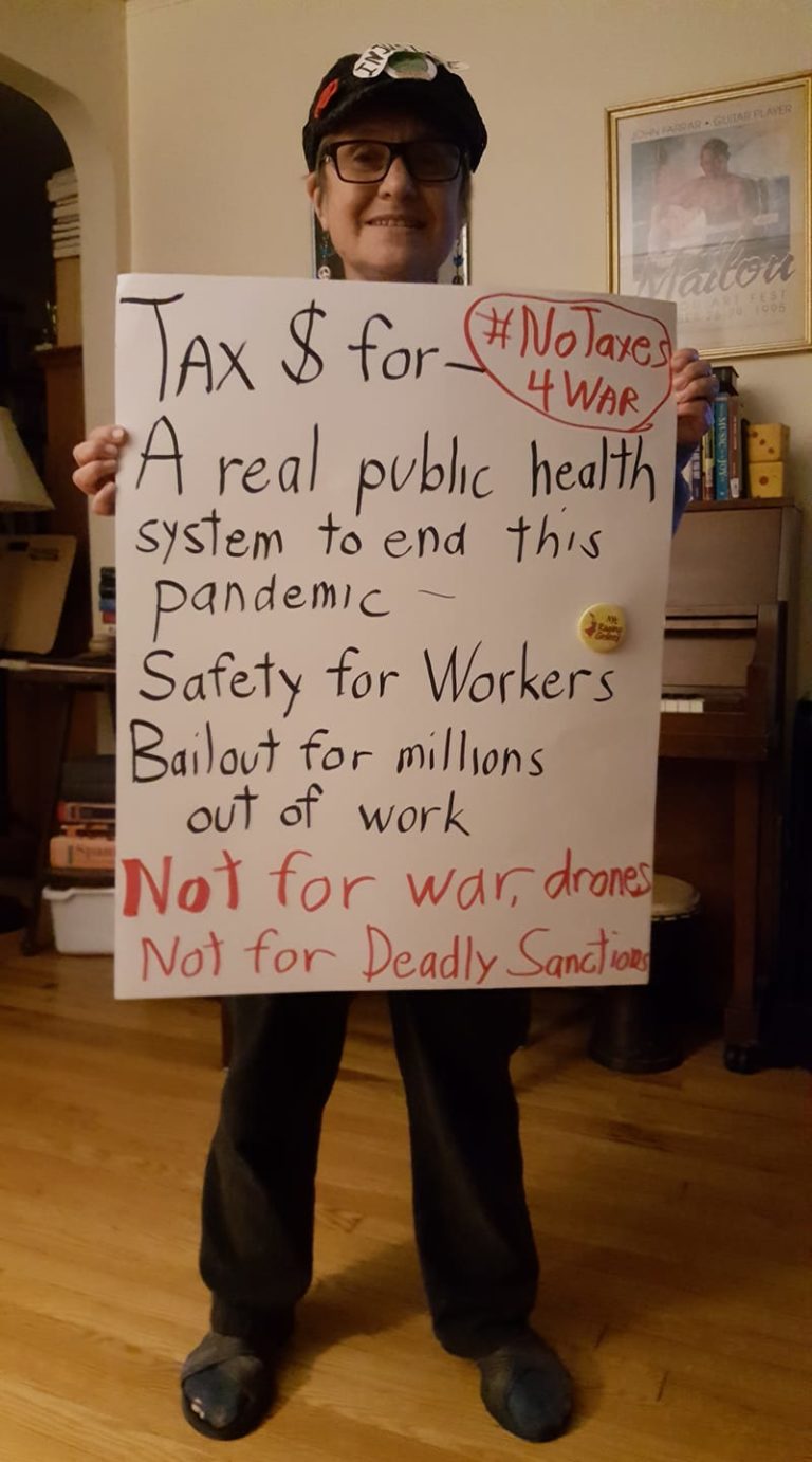 Alice Sturm Sutter - National War Tax Resistance Coordinating Committee