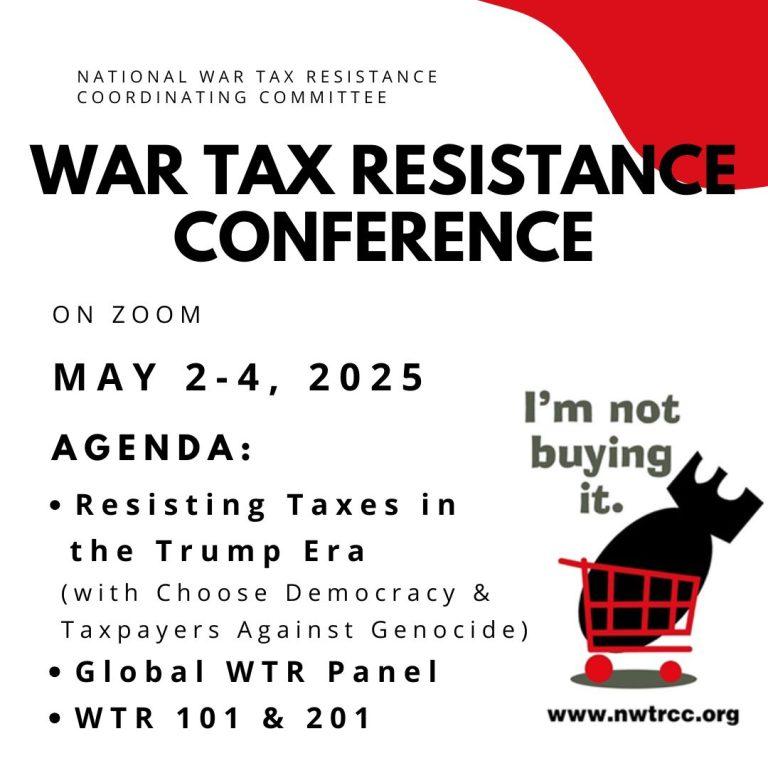 WTR May 2025 Conf Flyer - National War Tax Resistance Coordinating ...